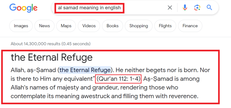 The meaning of the name of Allah As-Samad - Islam Compass