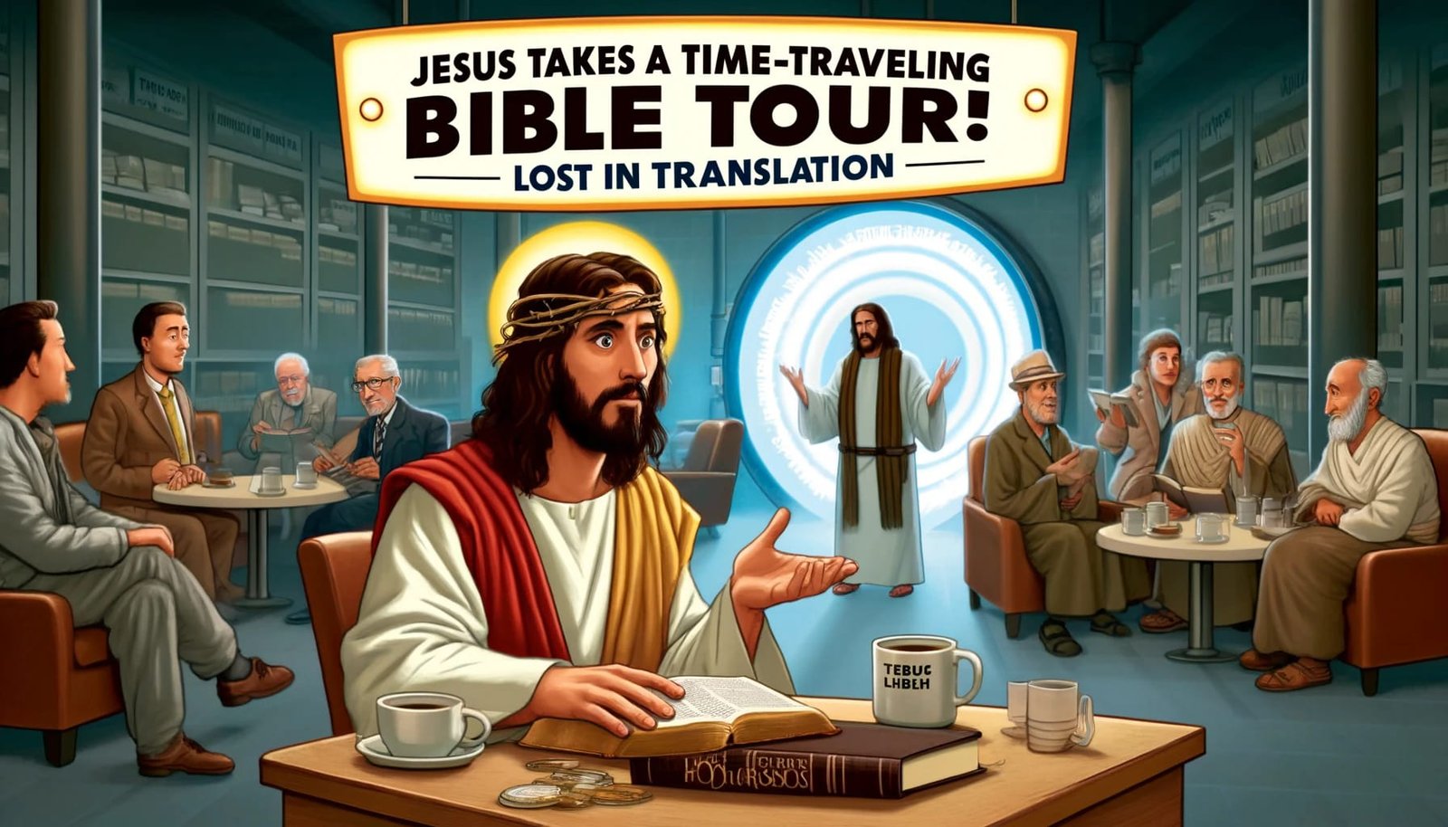 Jesus takes a Time-Traveling Bible Tour, Lost in Translation - Islam ...
