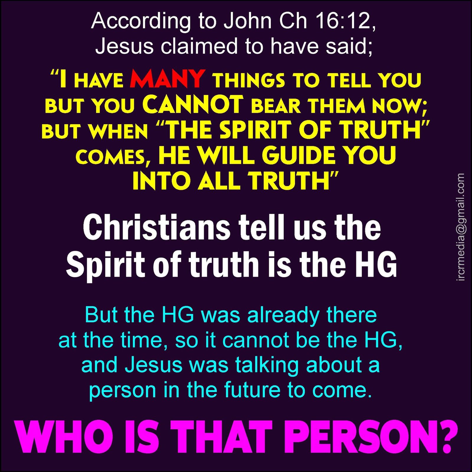 Understanding the “Spirit of Truth”: An Islamic Perspective on Biblical ...
